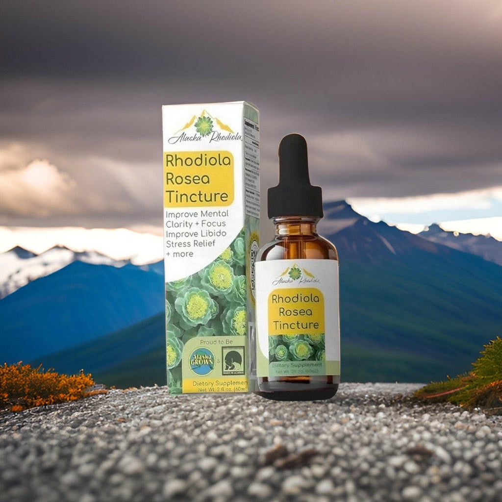 Rhodiola Rosea Tincture - 2 oz. – Alaska Rhodiola